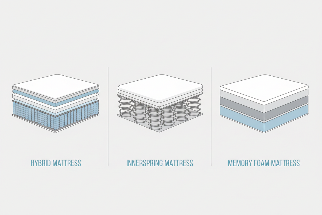 Hybrid vs Innerspring vs Memory Foam: Best Mattress Guide – House of Sleep